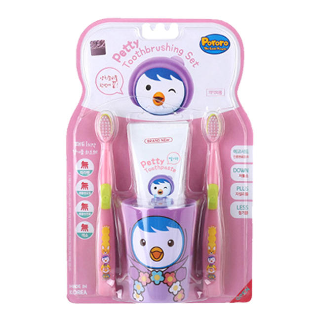 跨境豆-Bolele children's toothbrush set of four