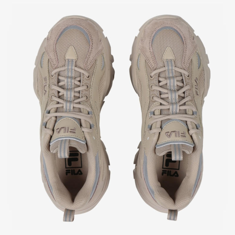 跨境豆-Fila fishbone shoes milk brown